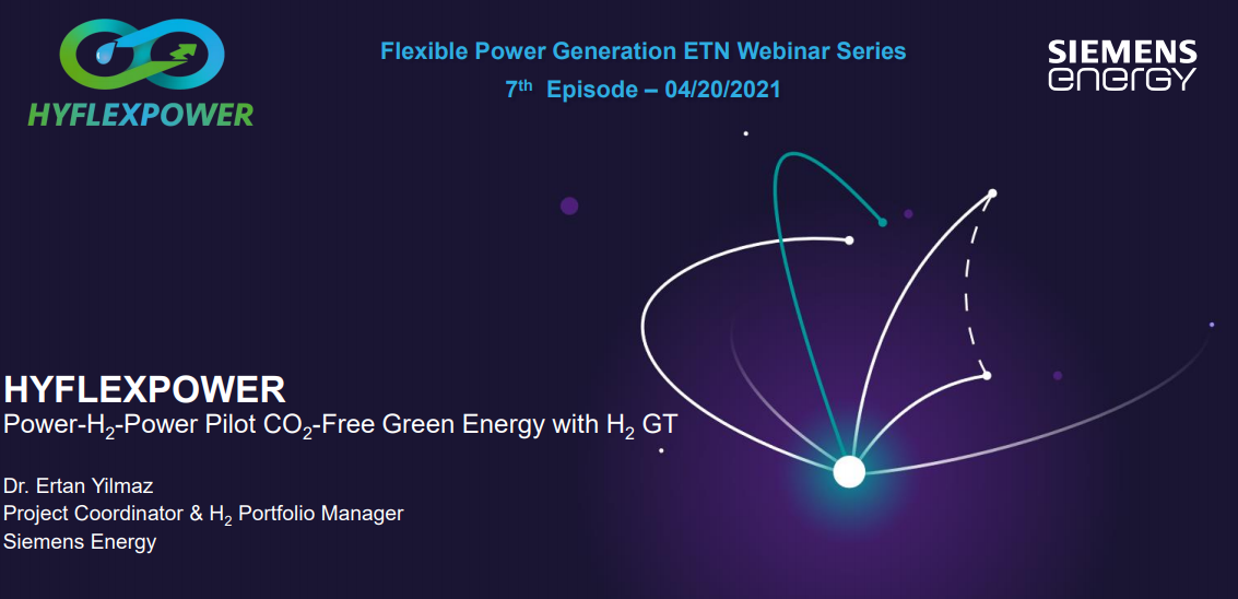 HYFLEXPOWER at 'R&D for flexible power generation: today’s and tomorrow ...